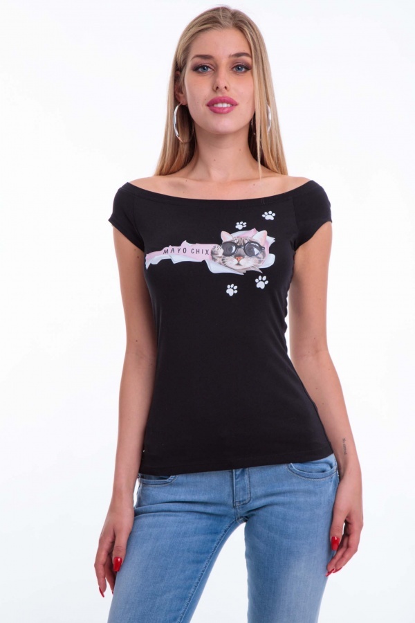 Mayo Chix - Matisse póló fekete