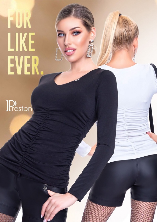 Mayo Chix - Preston alkalmi póló fekete