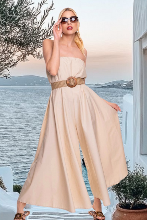 Mayo Chix- Pearl overall beige